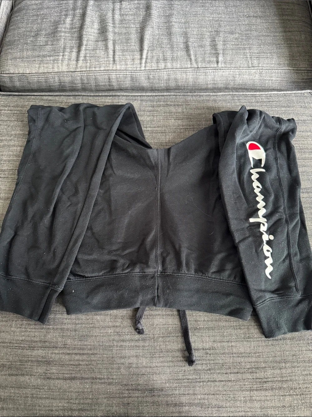 Champion | Pants | Champion Black Mens Joggers With Embroidered Logo ...